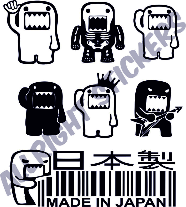 PACK DOMO KUN | Allright Stickers®