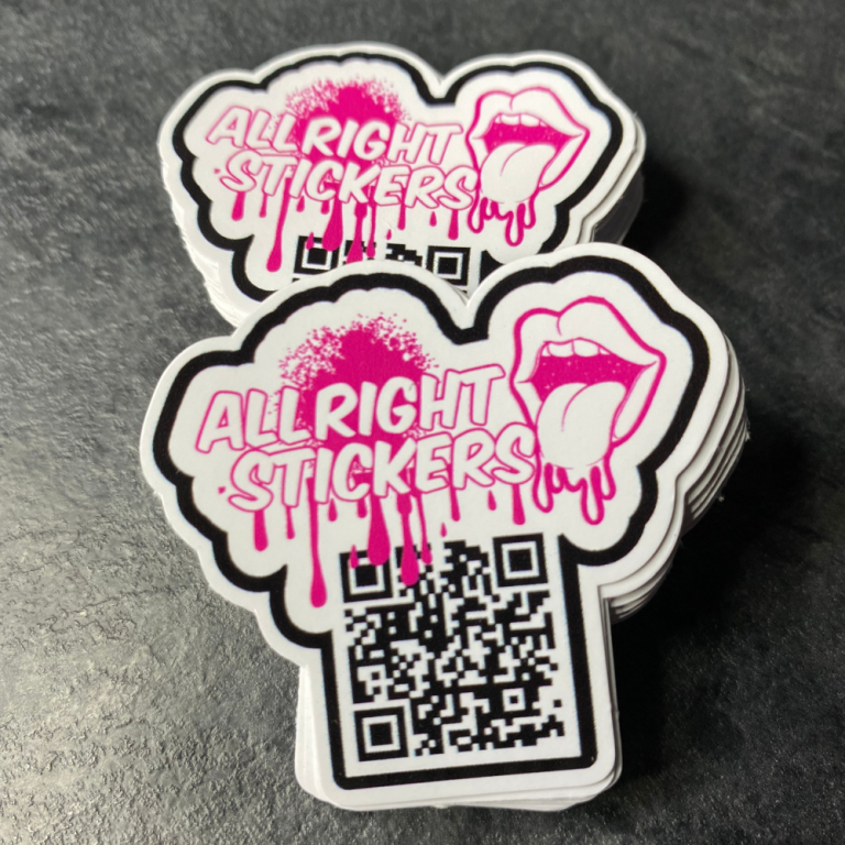 PEGATINAS CÓDIGO QR VINILO ECONOMICO | Allright Stickers®