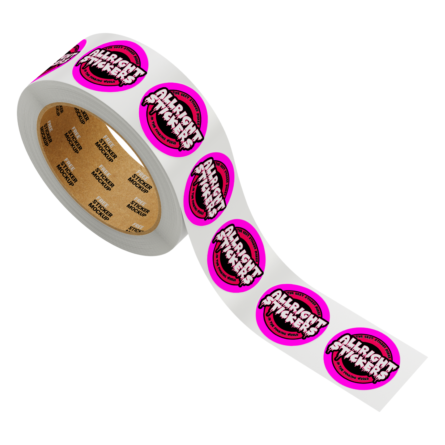 ETIQUETAS ROLL-STICKERS REDONDAS | Allright Stickers®