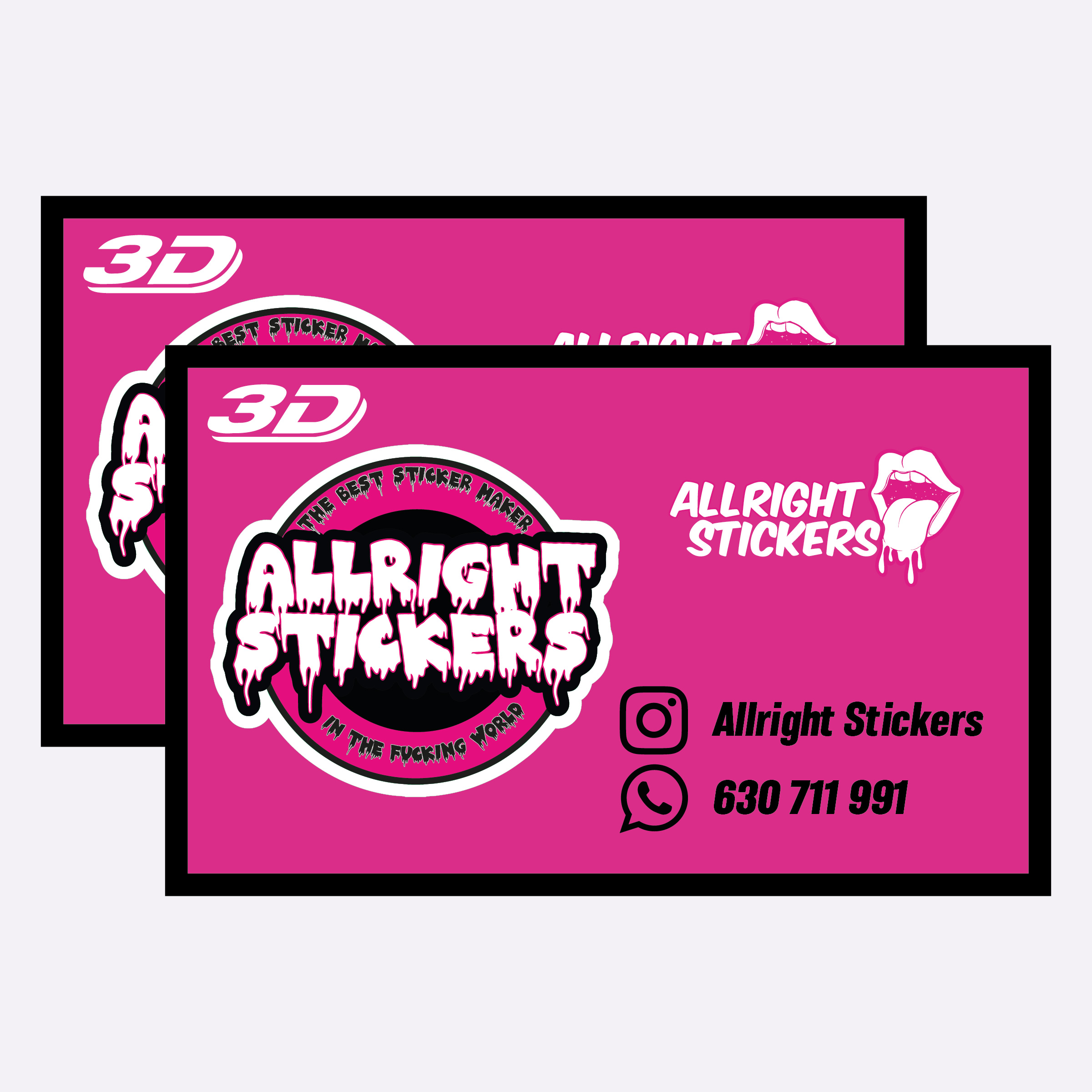 RELLENA ESTE FORMULARIO PARA REALIZAR TU PEDIDO | Allright Stickers®